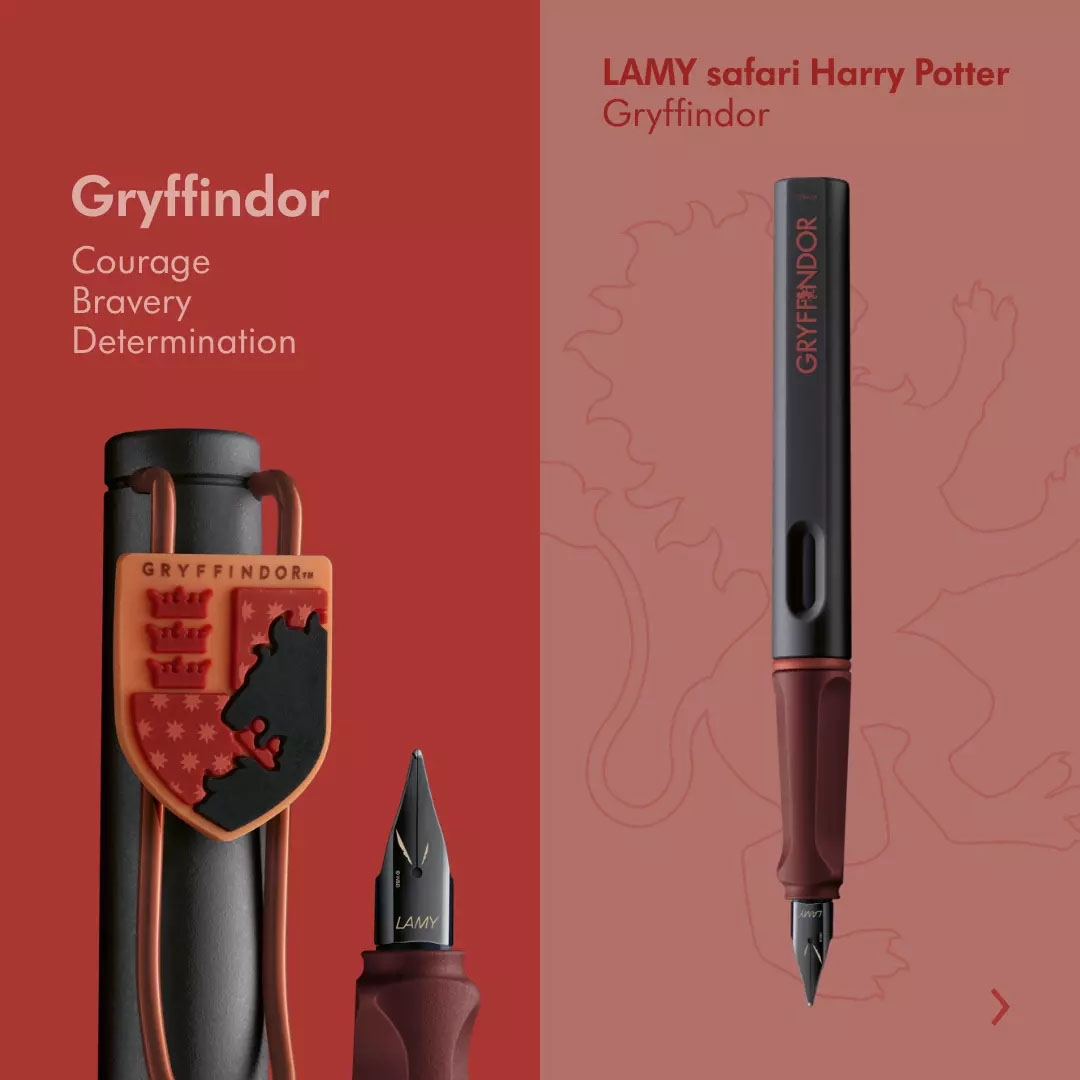LAMY Safari Harry Potter, Gryffindor Vulpen, Medium Penpunt - Timmermans 1845